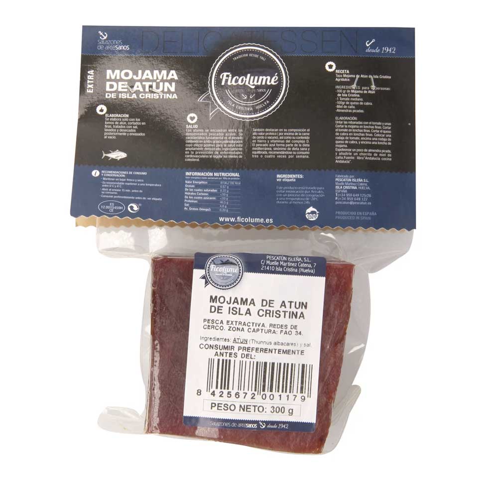 Mojama de atún (salt cured tuna loin) Extra, IGP Mojama de Isla ...