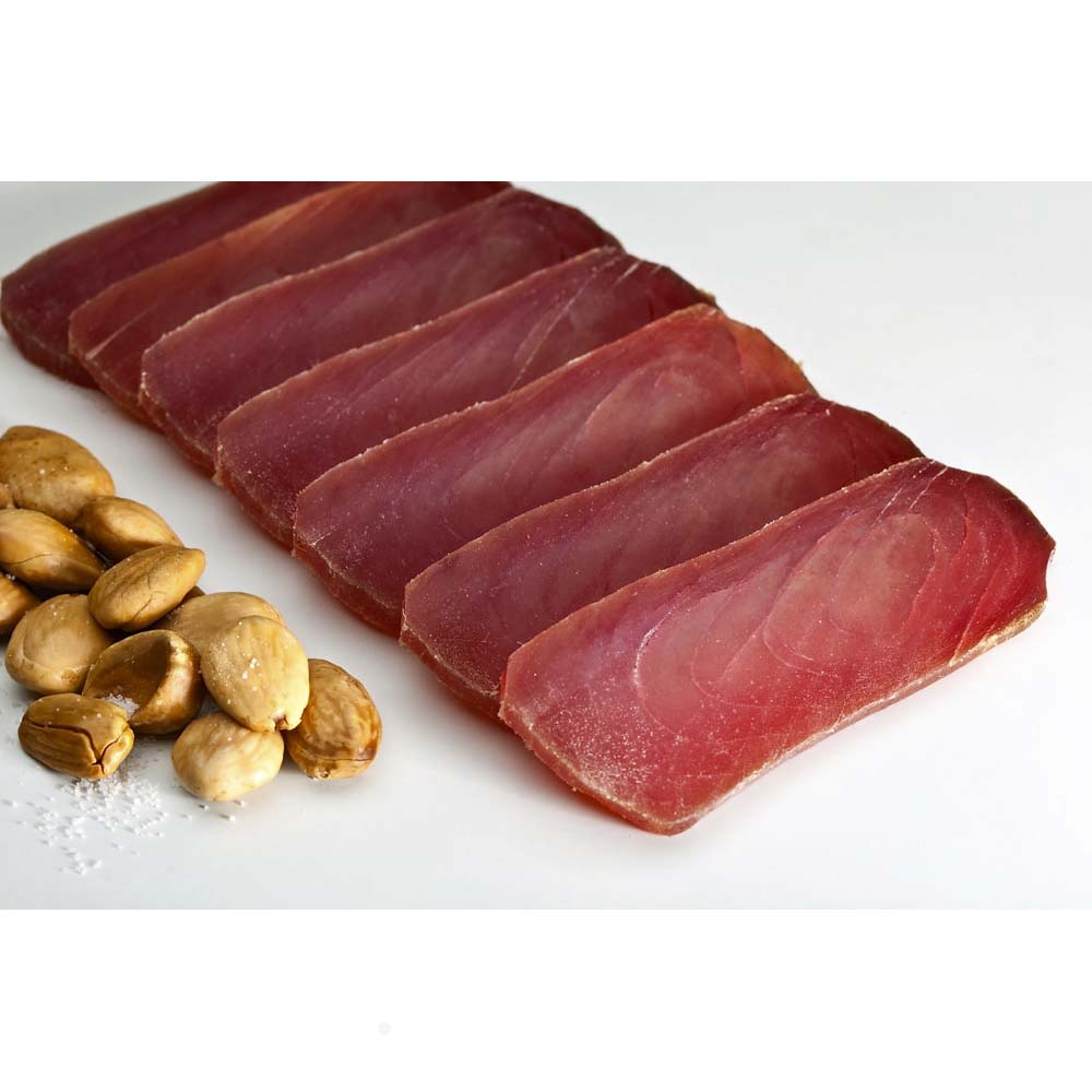 Mojama de atún (salt cured tuna loin) Extra, IGP Mojama de Isla ...